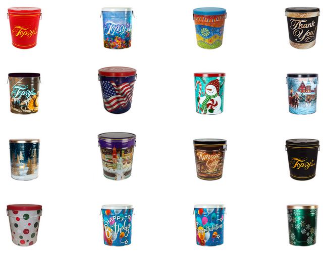 3.5 Gallon Popcorn Tin | Popcorn Gift Tins