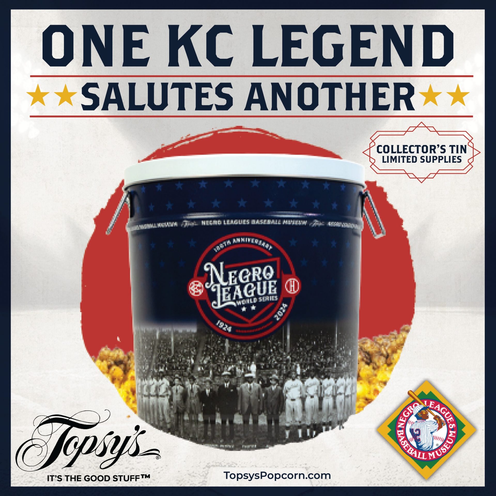 Topsy’s Partners With The Negro Leagues Baseball Museum | Special Event ...